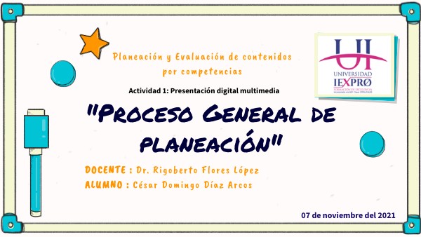 ACT 1: PROCESO GENERAL DE PLANIFICACIÓN | Genially
