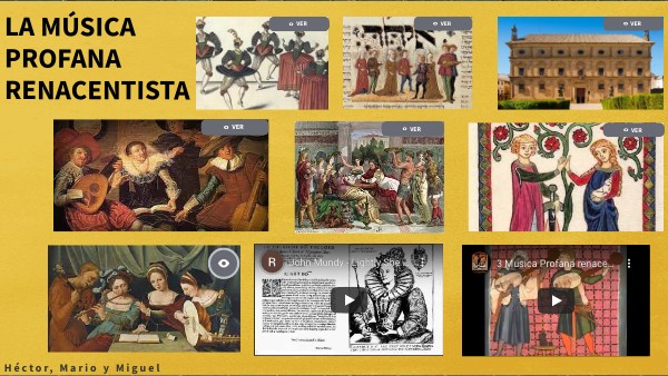 La música profana en el renacimiento | Genially