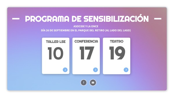 Programa de sensibilización | Genially