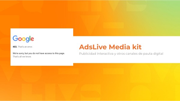 AdsLive Media Kit | Genially