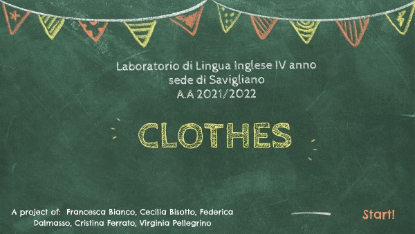 LESSON PLAN CLOTHES