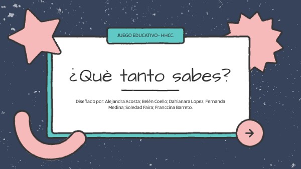 Juego Educativo: HHCC. | Genially