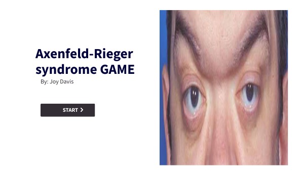 Axenfeld-Rieger syndrome GAME (LEMON)