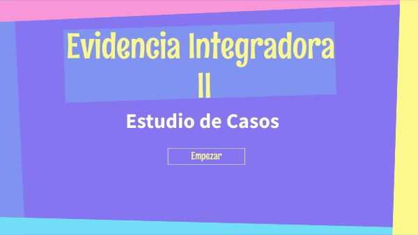 Actividad Integradora II Estudio de Caso | Genially