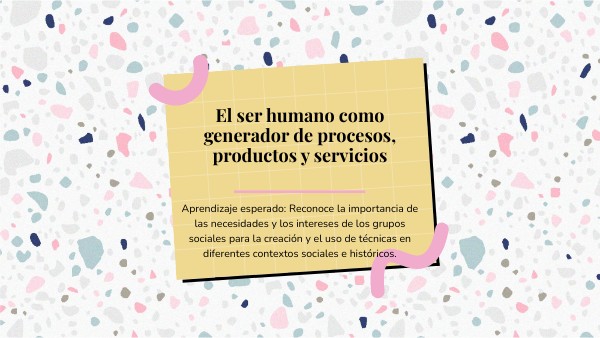 El ser humano como generador de procesos, productos y servicios | Genially