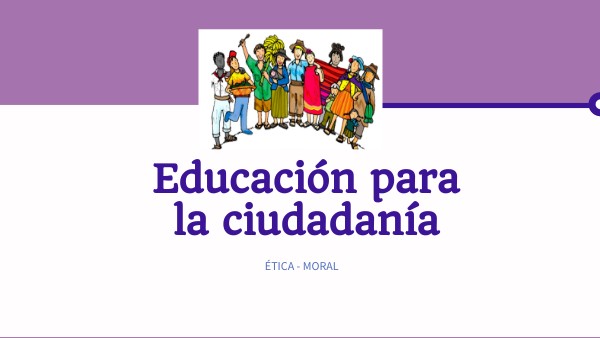 EDUCACIÓN PARA LA CIUDADANIA