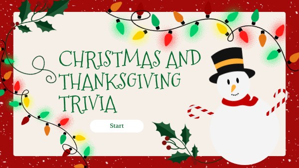Christmas Trivia | Genially