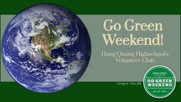 Go Green Weekend!