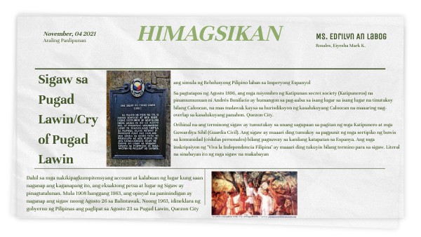 HIMAGSIKAN | Genially