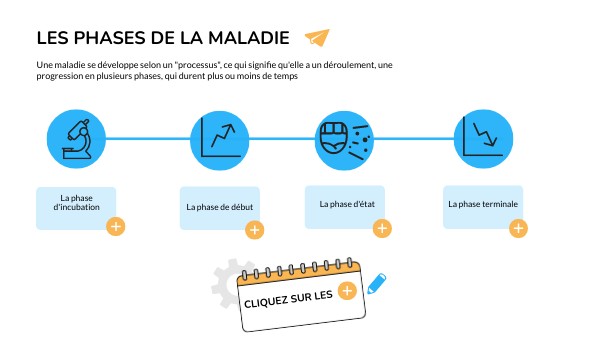 Les phases de la maladie | Genially