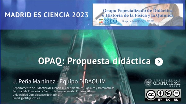 OPAQ: Propuesta didáctica