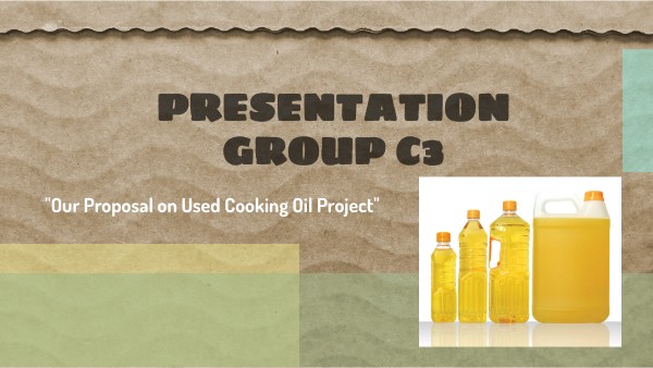 USED COOKING OIL PRESENTATION | Genially