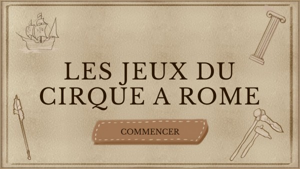 Les jeux du cirque à Rome | Genially