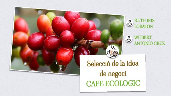 PRESENTACIÓN CAFE ECOLOGICO