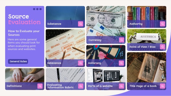Source Evaluation - How to Guide