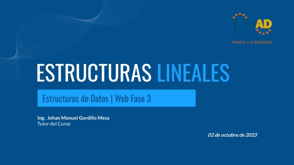 Estructuras Lineales - Web Fase #3 | Genially