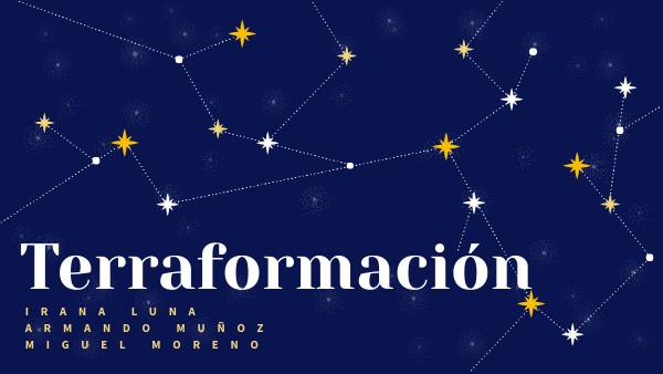 Terraformación | Genially