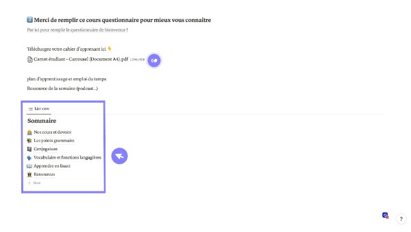 Utiliser la page apprenant | Genially