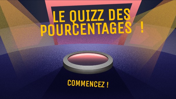 Le quizz des pourcentages | Genially