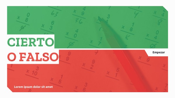 CIERTO O FALSO | Genially