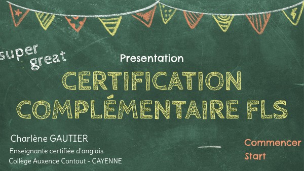 certification FLS | Genially