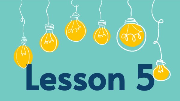 Landing page lesson 5 1st grade