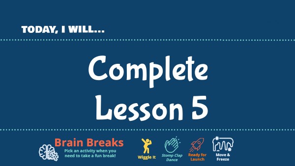 Lesson 5 landing pages for a topic