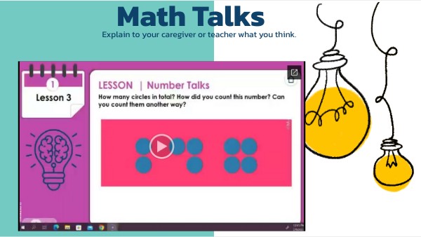 4.3 -1st grade Math Talks