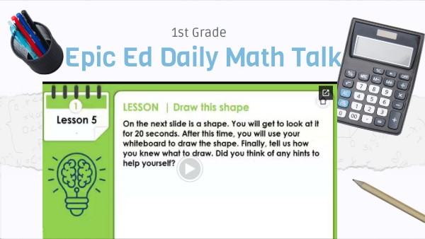 16.5 :1st grade Math Talks