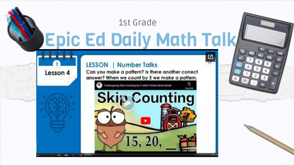 15.4 :1st grade Math Talks | Genially