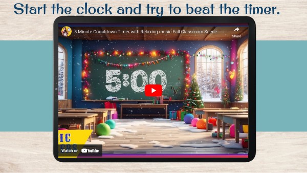 1st Grade 5 min timer | Genially