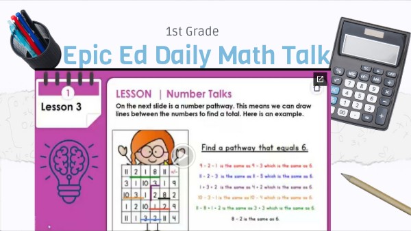 14.3 :1st grade Math Talks
