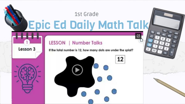 15.3 :1st grade Math Talks | Genially
