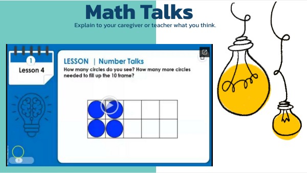 4.4 -1st grade Math Talks