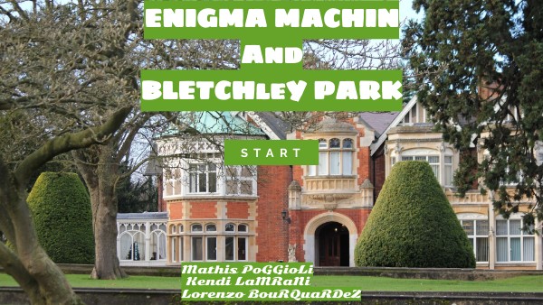 ENIGMA MACHINE & BLETCHLEY PARK