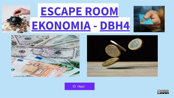 ESCAPE ROOM - EKONOMIA | Genially