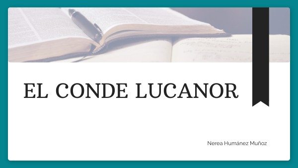 El conde Lucanor