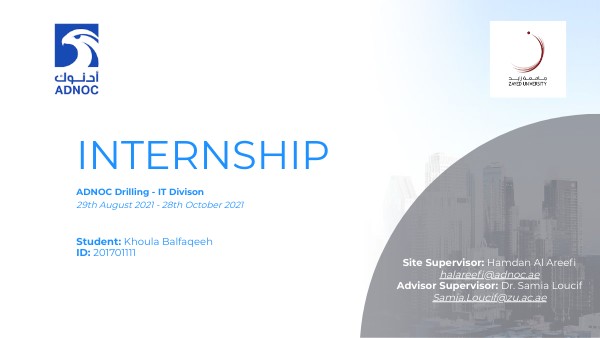 INTERNSHIP-ADNOC | Genially