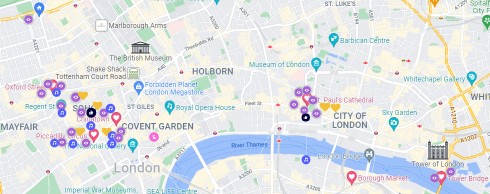 Central London's Multi Sensory Map