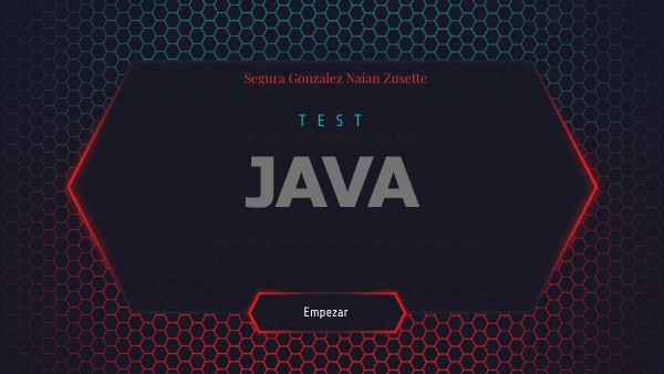 TEST JAVA | Genially