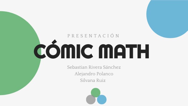 Cómic Math | Genially