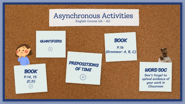 Asynchronous Activities | Genially
