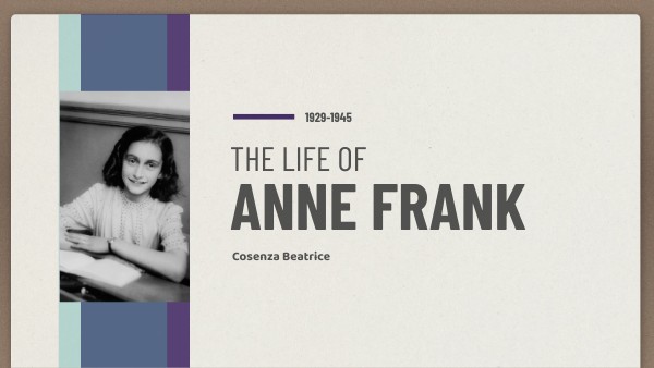 ANNE FRANK PRESENTATION | Genially