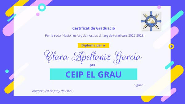 CERTIFICADO COLORES | Genially