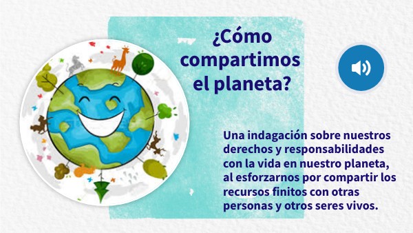 ¿CÓMO COMPARTIMOS EL PLANETA?