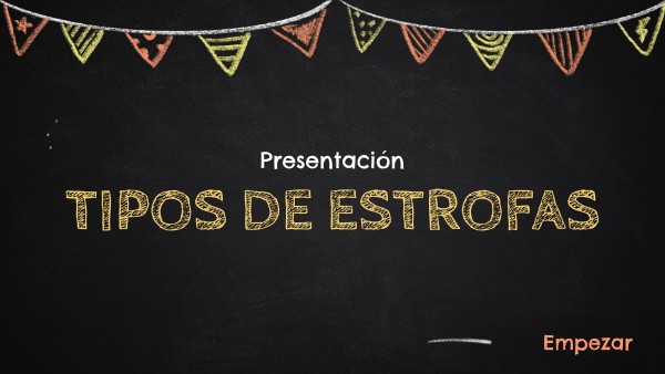 TIPOS DE ESTROFAS | Genially