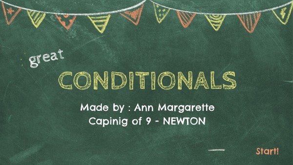 ENG 9 - CONDITIONALS | Genially