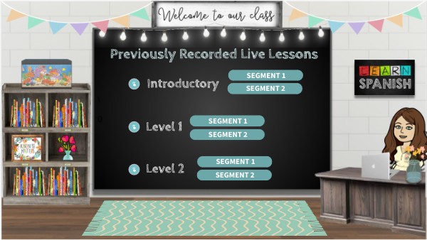 Previously Recorded Live Lessons 2022-23 | Genially