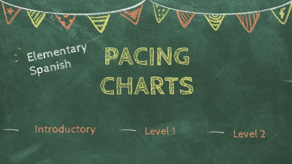 Pacing Charts - 2022-23 Elementary Spanish | Genially