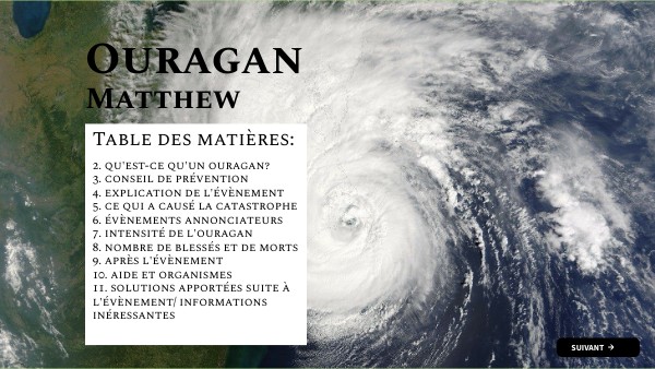 catastrophe naturelle